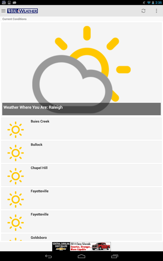 WRAL Weather - Android Apps on Google Play