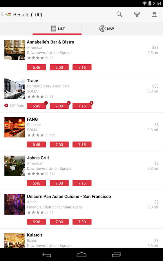 OpenTable - Free Reservations - screenshot