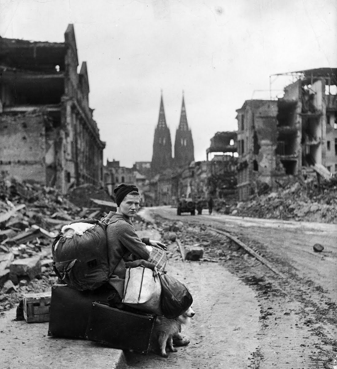 Cologne, Germany Bombing Ruins - John Florea — Google Arts & Culture