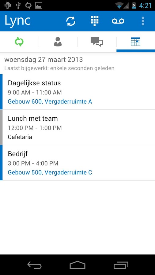 Lync 2013 - Android-apps op Google Play