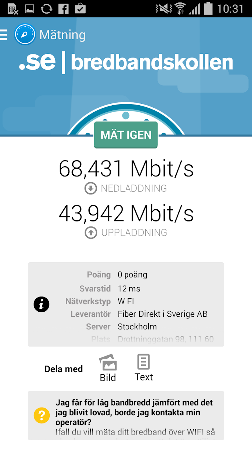 Bredbandskollen – Android-appar på Google Play