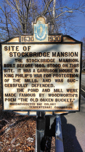 Site of Stockbridge Mansion Portal in Greenbush Massachusetts United ...