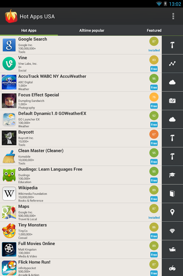 Hot Apps - Android Apps on Google Play