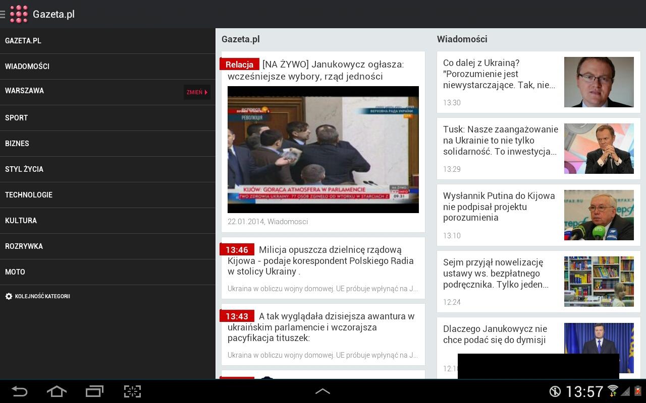 Gazeta.pl LIVE - screenshot