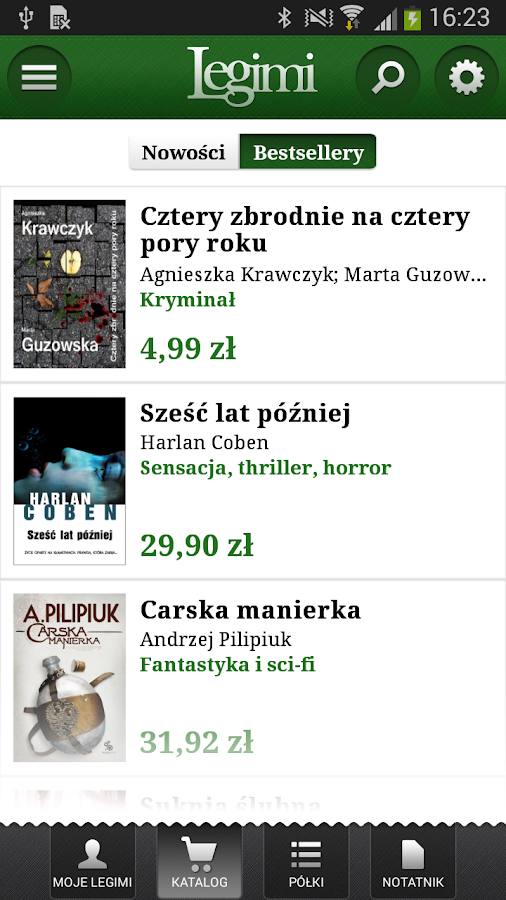 Legimi - ebooki bez limitów – Aplikacje na Androida w Google Play