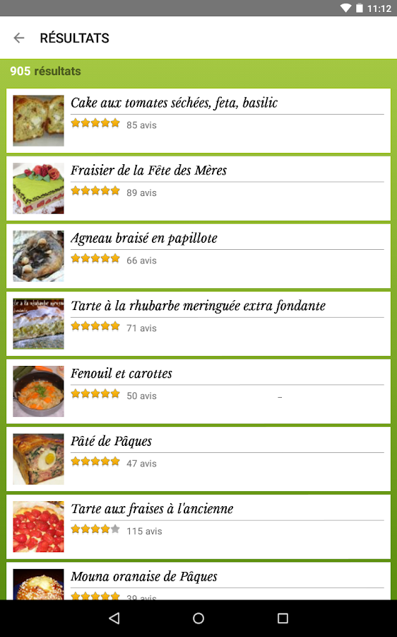Cuisine : 45 000 recettes – Applications Android sur Google Play