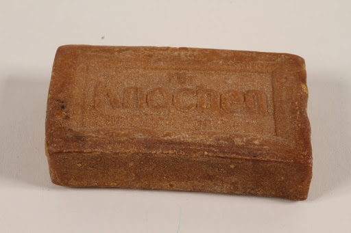 Light brown bar of curd soap produced Nazi Germany — Google Arts & Culture