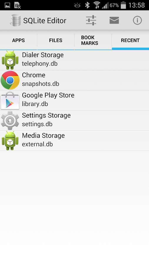 SQLite Editor - Google Play의 Android 앱