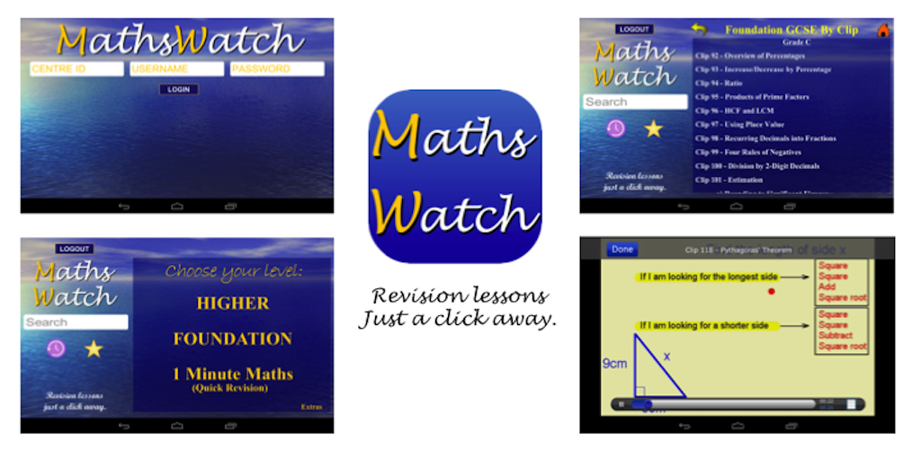 GCSE mathswatch - Latest version 1.5 for Android App Education