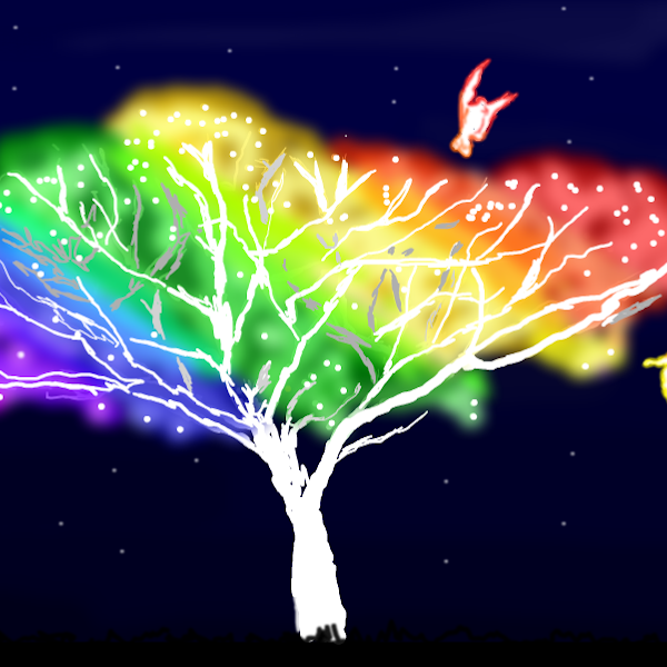 Colorful tree » drawings » SketchPort