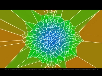 Voronoi Experiment by Patrick Lardin - Experiments with Google
