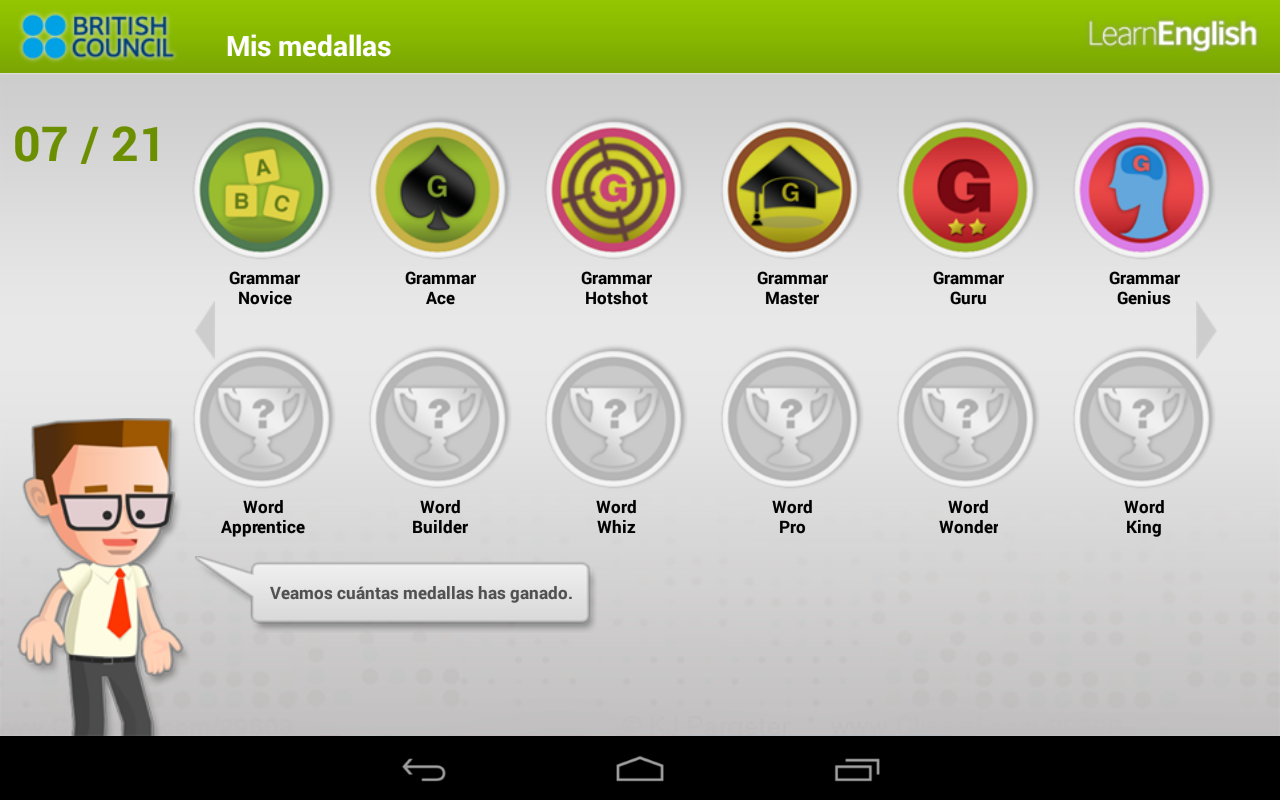 Johnny Grammar Word Challenge - screenshot