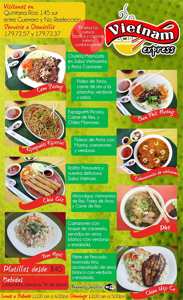 Menú Revista - Vietnam Express
