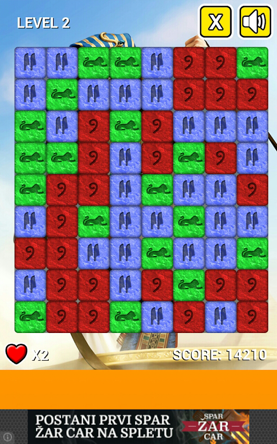 Pharaoh Puzzle Game - limpnotdown