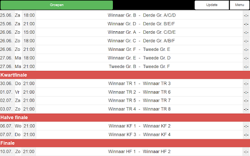 WK 2018 Speelschema (voetbal) - Android-apps op Google Play