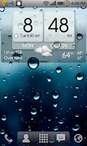 3D Flip Clock Theme Pack 02 – Semi-transparent white glass skins for ...