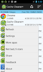 Cache Cleaner + – a simple and easy to use android application cache cleaning tool – Android ...
