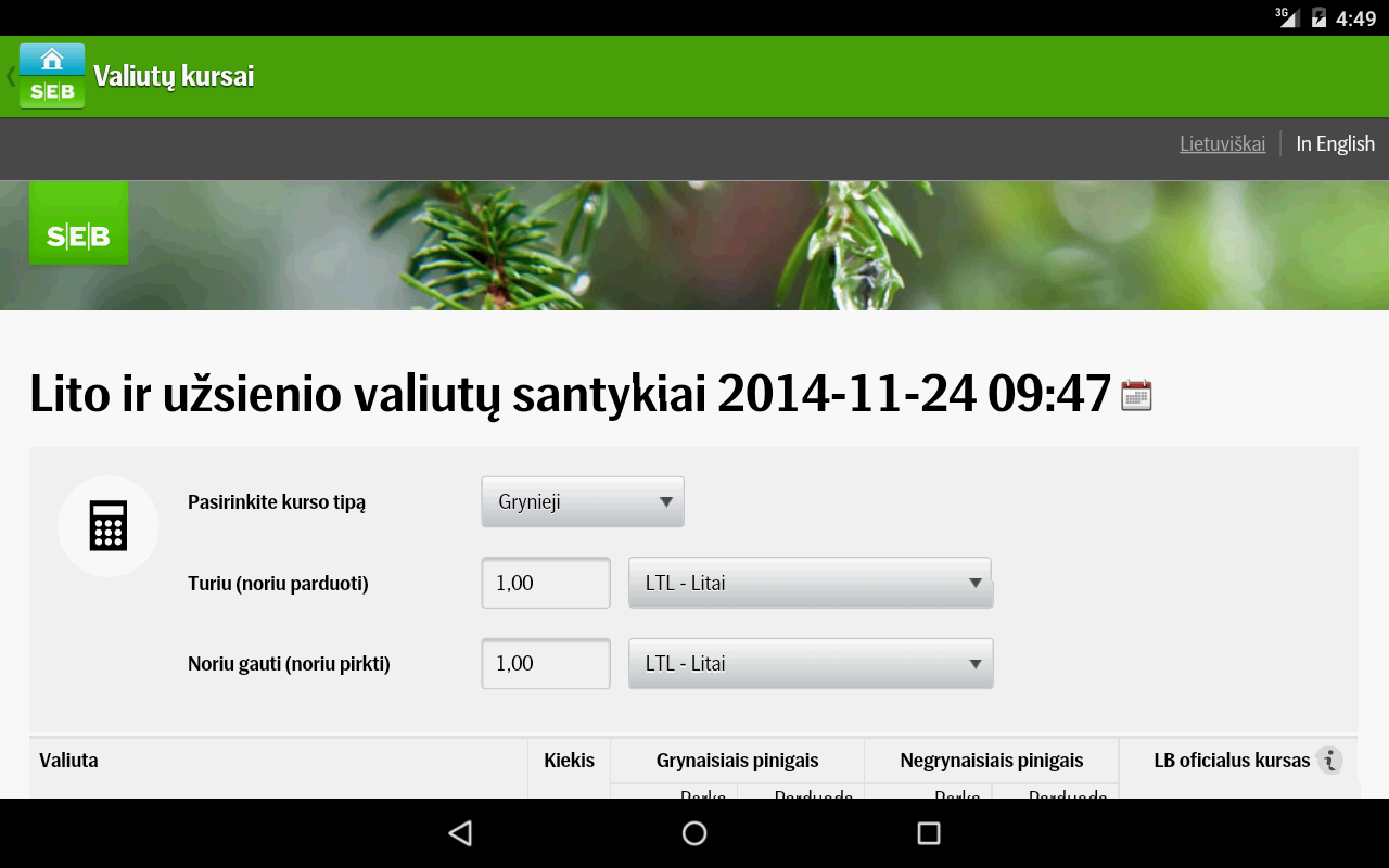 SEB Lietuva – „Android“ programos „Google Play“