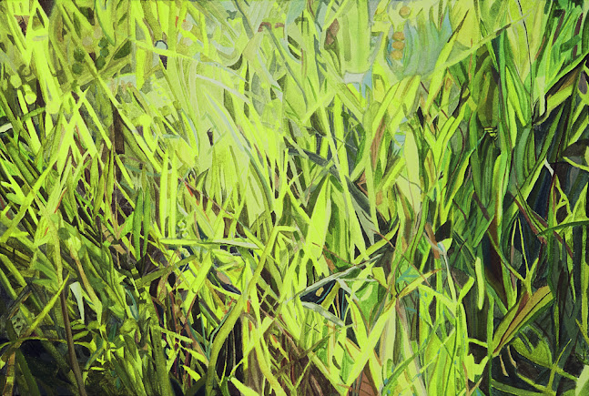 Elviga Sebris - grass paintings
