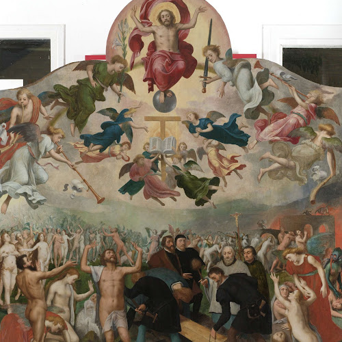 Het laatste oordeel en het begraven der doden, Bernard van Orley ...