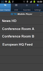 EZ TV Mobile Player – View your live and on demand video streams from ...