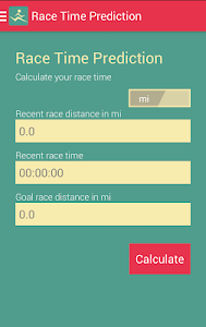 Running Calculator – Pace Calculator, Race Time Prediction, – Android ...