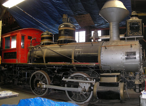 1899 Santa Fe Railroad steam locomotive - Baldwin Locomotive Works ...