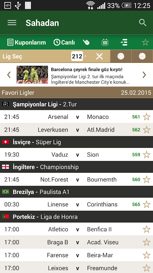 Sahadan Live Scores - Android Apps on Google Play