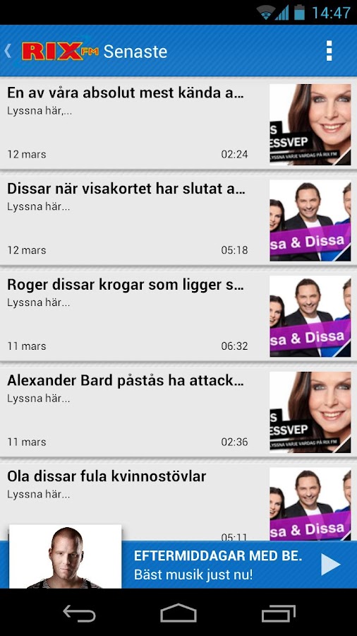 RIX FM – Android-appar på Google Play