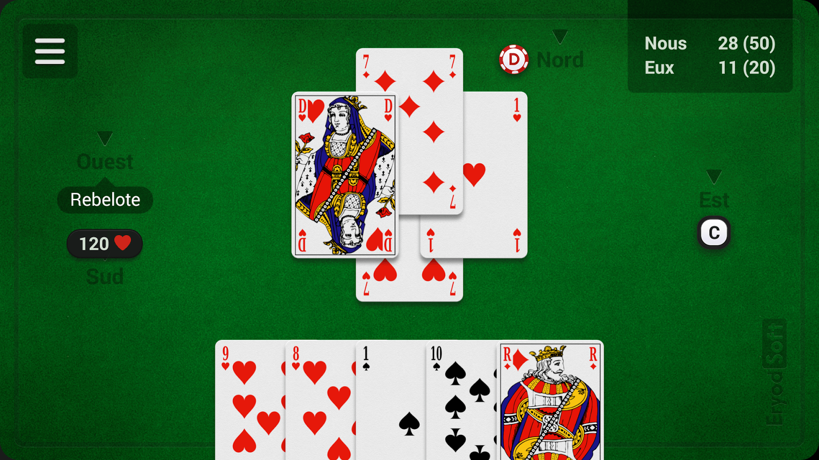 La Coinche / Belote Contrée – Applications Android sur Google Play