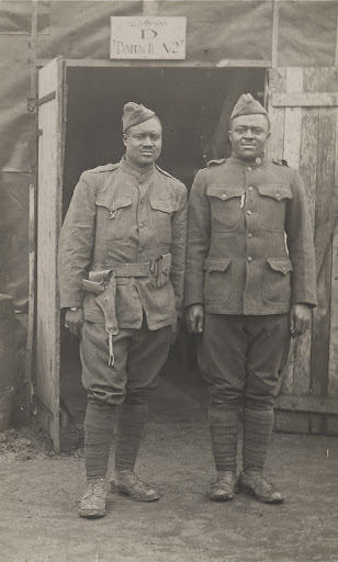 Two African American soldiers, World War I — Google Arts & Culture