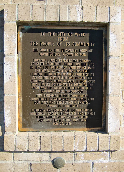 Field Trip - The Weed Arch: To the City of Weed from the People of Its ...