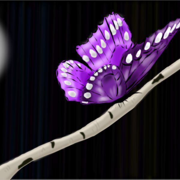 Purple Butterfly » drawings » SketchPort