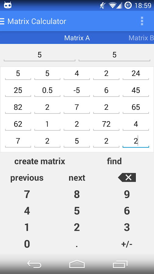 OneCalc - Material Calculator - screenshot