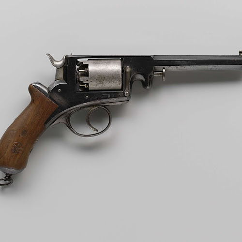 Percussion Revolver, A. Francotte, c. 1852 - c. 1870 - Rijksmuseum