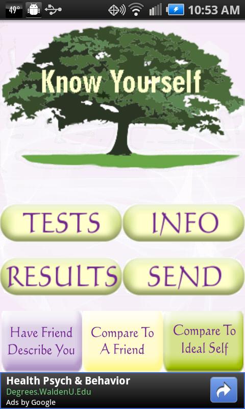 Know Yourself Personality Test - Android Apps on Google Play