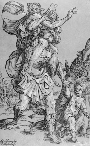 Aeneas Carrying Anchises from Troy - Ludolph Büsinck — Google Arts ...