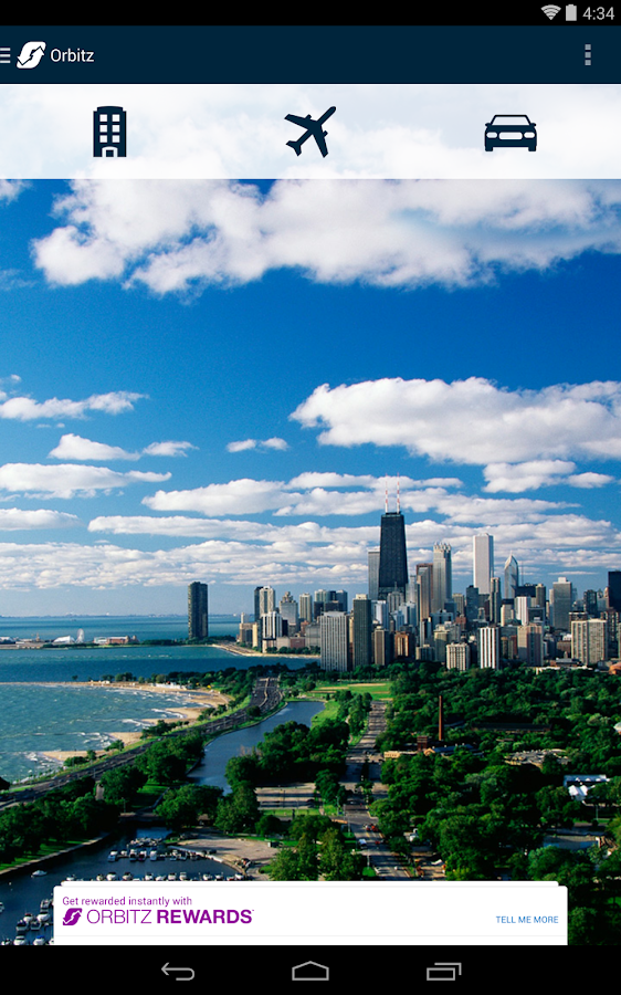 Orbitz - Flights, Hotels, Cars - screenshot