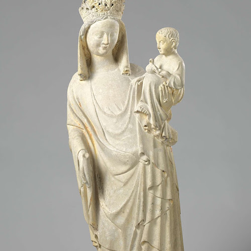 Maria met Christuskind, anoniem, ca. 1350 - Rijksmuseum