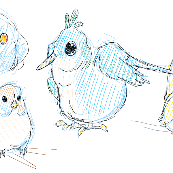 chubby birds » drawings » SketchPort