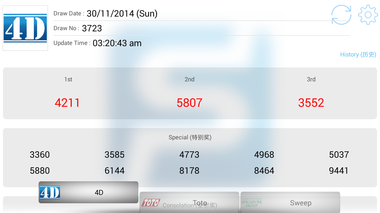 Singapore Pools Toto 4D Result Android Apps On Google Play