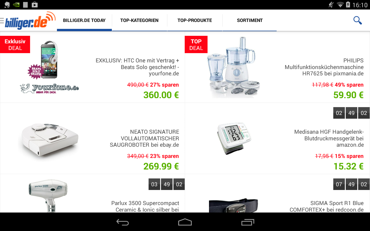 billiger.de Preisvergleich – Android-Apps auf Google Play