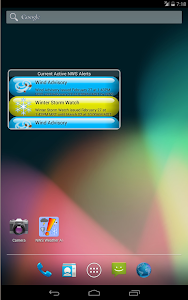 NWS Weather Alerts Widget – Home screen widget: displays weather alerts from the US National ...