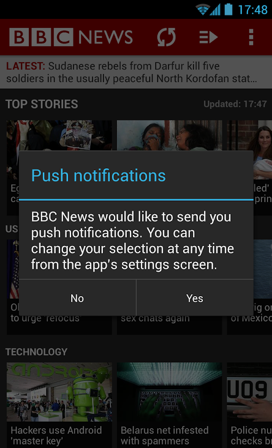 BBC News – Applications Android sur Google Play