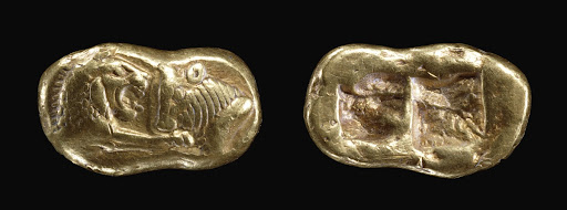 Gold coin of Croesus — Google Arts & Culture