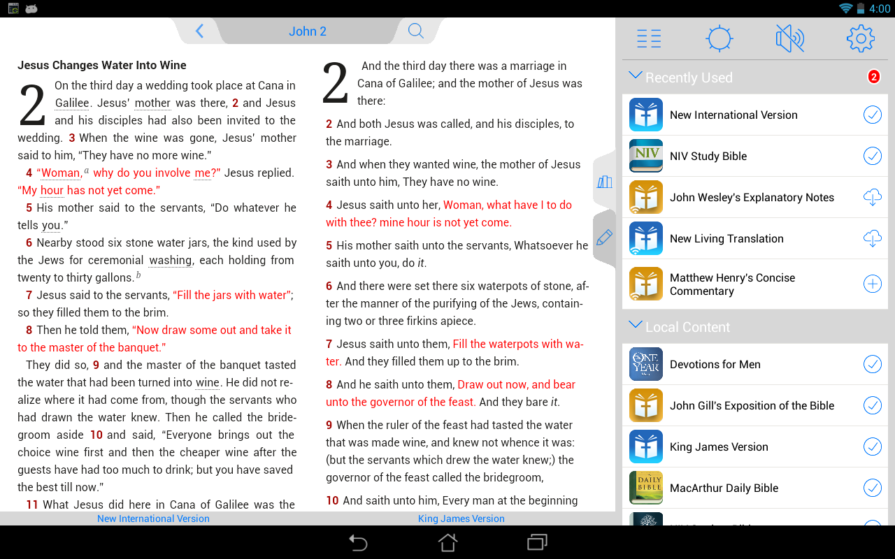 The Holy Bible - KJV - screenshot