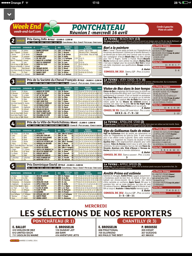 Week-End - le journal – Applications Android sur Google Play