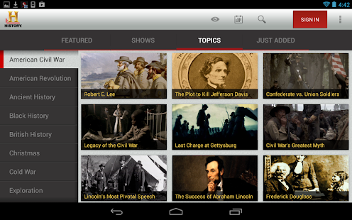 HISTORY - Android Apps on Google Play