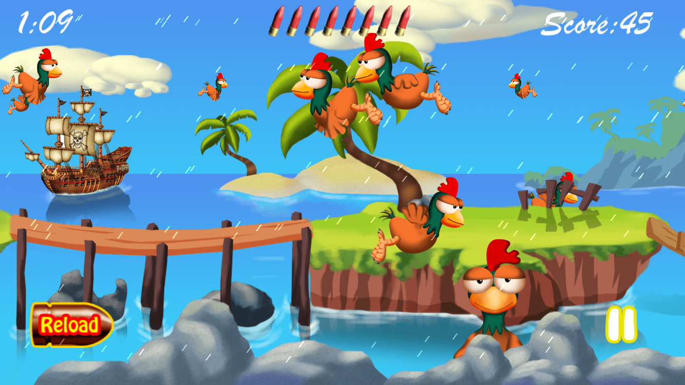 Chicken Hunter Game - vintageclever