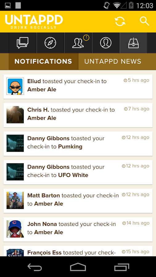 Untappd - Discover Beer - Applications Android sur Google Play